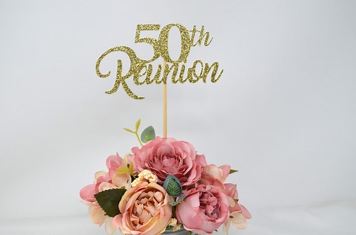 Set of 3 50th Reunion, 50th Class Reunion Decoration, 50th High School Reunion Decoration, Class Reunion Centerpiece, Class Reunion 50th - Etsy