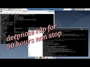 how to create RDP in deep note for 2 days // Linux rdp