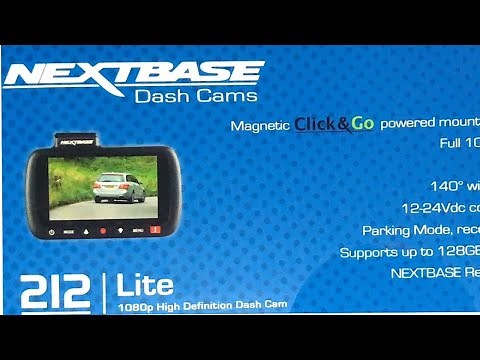 NEXTBASE 212 Lite Dash Cam Unboxing | nextbase dash cam