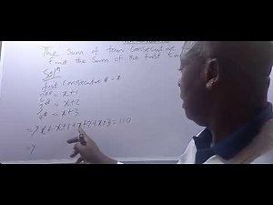 Sum of Consecutive Numbers