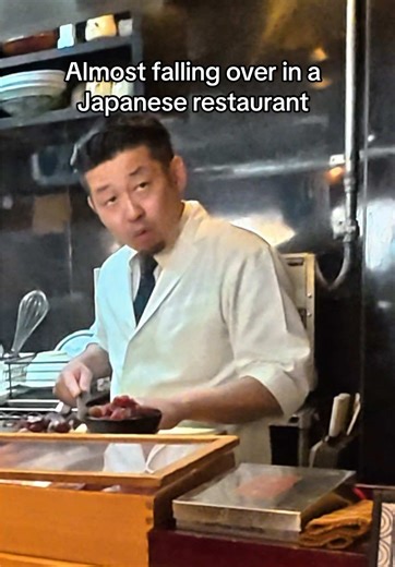 Almost falling over walking into a Japanese restaurant wasn’t in my 2026 bingo card 😂😂 #japan #fail #japanesefood
