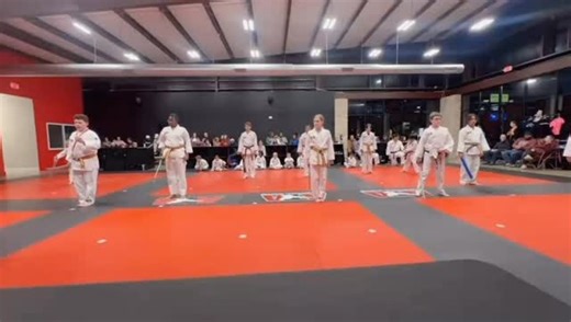 This is one of our leadership groups showing the weapon moves they learned this past cycle with the sword! ⚔️ It’s all about coordination, strong stances, powerful cuts, and upper body strength. They did an amazing job — proud of the focus and effort they put in! 👏💪 www.jonesboroata.com | ATA Martial Arts Jonesboro