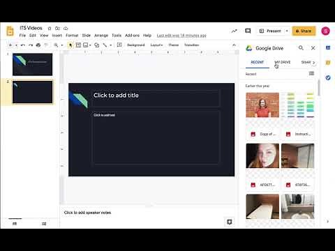 Adding Images From Google Drive to Google Slides