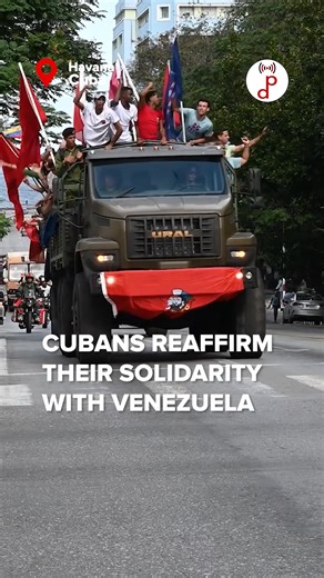 Peoples Dispatch on Instagram: "🇨🇺🇻🇪 Cuba stands with Venezuela In the parade to mark the 67th anniversary of the Cuban Revolution, the people of Cuba expressed their support for Venezuela against the illegal US attacks against the South American country and to demand the release and return of President Nicolás Maduro and Cilia Flores. “You cannot trust imperialism. In no way at all! Not one iota!" Argentine revolutionary Che Guevara and commander in the Cuban revolution, said the United Sta