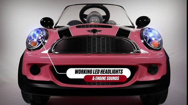 Mini Cooper 6-Volt Battery Ride-On Vehicle (Yellow)