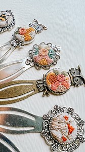 3.1K views · 47 reactions | Embroidered hair pins and bookmarks from...