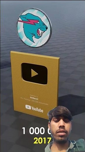 MrBeast Play Buttons Evolution #mrbeast #gravity #playbutton‪@MrBeast‬