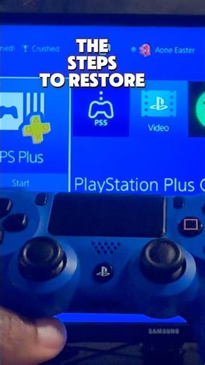 Sony PS4 To Factory Defaults