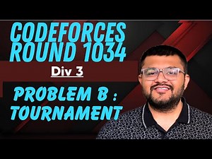 Codeforces Round 1034 Div 3 | Problem B - Tournament Solution With Code | Karan Mashru