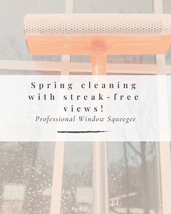 31K views · 40 reactions | 識 SPRING CLEAN READY High windows? No problem. This 2-in-1 tool scrubs + squeeges without streaks—and yes, the pole extends! Comment WINDOW to get the link. #SpringCleaning #cleaninghacks #cleaningtools | HowDoesShe | Facebook