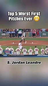 2.2K views | Top 5 WORST First Pitches Ever  #firstpitch #pitching #baseballseason | Average Sports Guy | Facebook