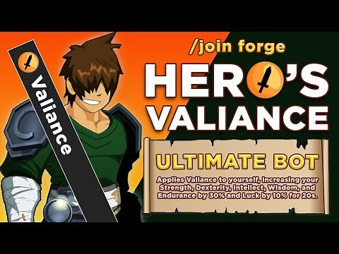 Forge Weapon - Hero's Valiance Enhancement (Ultimate Bot) || GRIMLITE REV