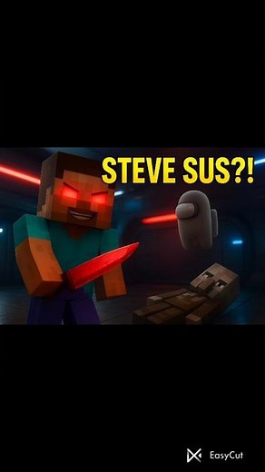 Minecraft X Among Us 😱 Steve Becomes the Funniest Impostor!