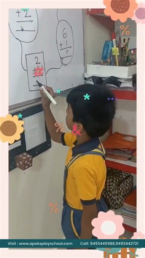 Apekx Play School on Instagram: "Who said math has to be boring? 🤷‍♂️🤷‍♀️ At Apekx Playschool, we believe in learning through action. Our UKG students are practicing their problem-solving skills, one addition block at a time! 🧠✨ Witnessing these young minds work together and solve puzzles is truly inspiring. #problemsolving #stemeducation #earlychildhood #mathmagic #kidslearning #classroommoments☺️ #schoollife❤️"