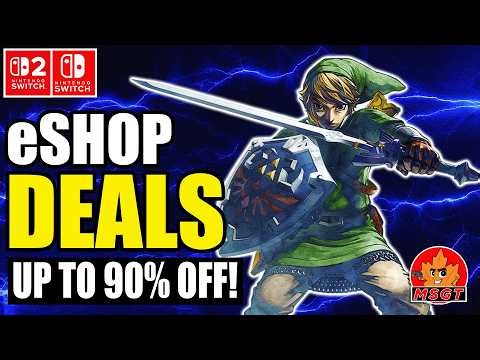 eSHOP SALE ALERT! TOP Nintendo Switch & Switch 2 Game Deals 2026 Up To 90% OFF!