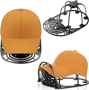 APZOKI 2 Pack Hat Washer For Washing Machine, Baseball Cap Washing Cage, Hat Washer Cage, Cap Washer for Baseball Caps, Baseball Caps Storage Holder Hat Brim Bender 2-in-1 - U.S. Patent Pending