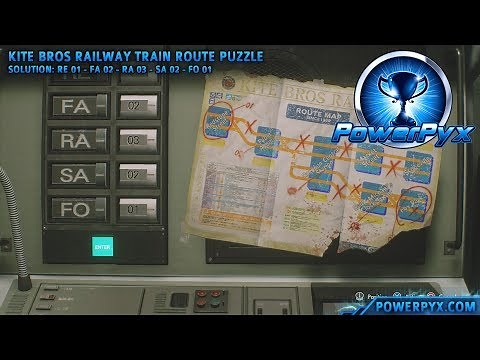 Resident Evil 3 Remake - Kite Bros Railway Subway Route Puzzle Solution (Subway Office)