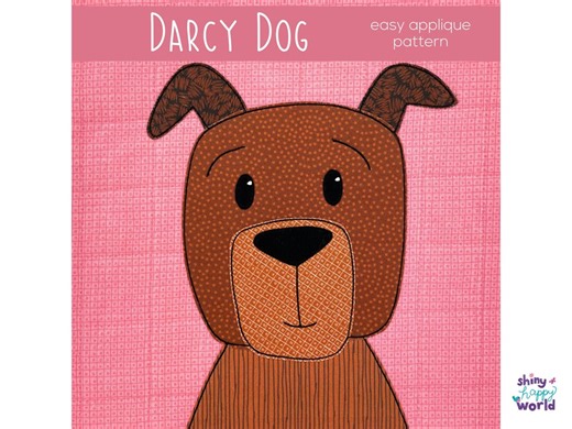 Darcy Dog Applique Quilt Pattern: Beginner Friendly (digital PDF) - Etsy