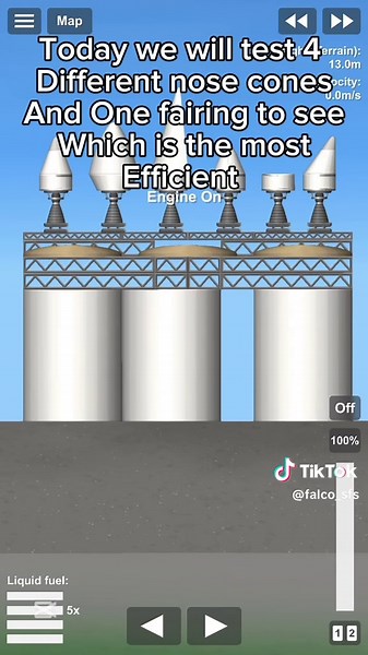 Aerodynamics test in sfs /:/ day row of me and astros race to 2k#space #sfs #spaceflightsimulator #falcosfs @_Astro.Areospace_