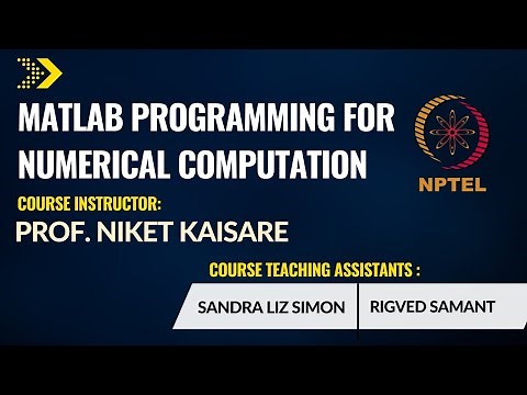 MATLAB Programming for Numerical Computation | CLASS 0