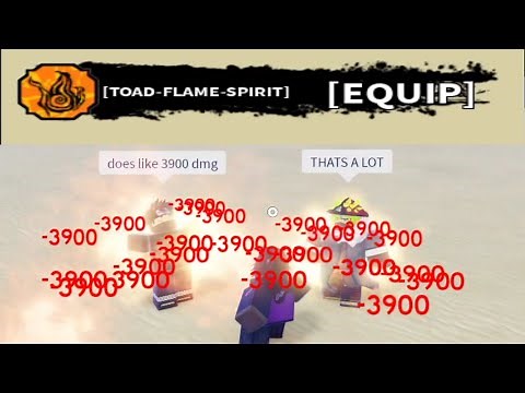 Toad Flame Spirit Showcase *NEW* Martial - Shindo Life