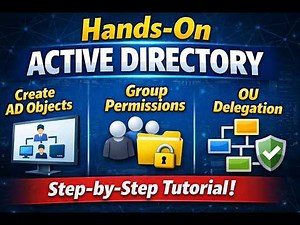 Active Directory in Practice: Managing Domain Objects, Group-Based Access Control, and OU Delegation