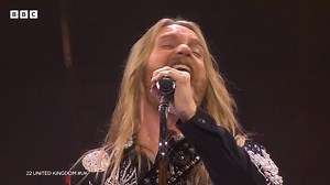 1.1M views · 80K reactions |  OMG THAT'S OUR SAM ABSOLUTELY SMASHING IT ON THE #EUROVISION 2022 STAGE! 梁 #teamSPACEMAN六‍ | BBC Eurovision | Facebook