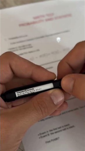 Formula Pen Hacks for Math Tests | Student Life & Calculus Short