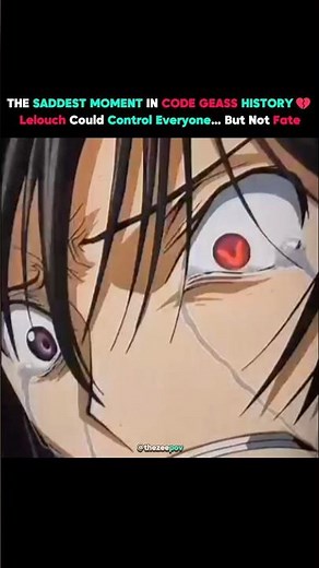 He Tried to Save Her… But His Geass Failed 💔| Code Geass Emotional Edit | @thezeepov