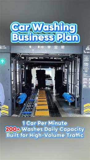 Case Study: Scaling throughput with the 14m Electric Contour-Following System. 🏗️📈 In high-volume car wash operations, equipment durability and precision are non-negotiable. Our 14m Conveyor System is engineered for operators who demand both speed and a premium finish. Why this 14m system stands out: Industrial Durability: Built with a double-layer, hot-dip galvanized frame to withstand corrosive environments for decades. Precision Cleaning: 11 EVA brushes paired with electric contour-followin