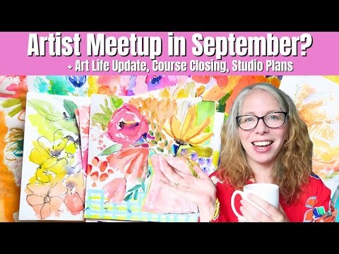 Art + Life Update 🎨 Floral Playground, Travel Plans & Real Talk