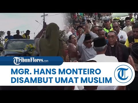Uskup Larantuka Mgr. Hans Monteiro Disambut Umat Muslim dan Sambangi Makam Uskup Darius