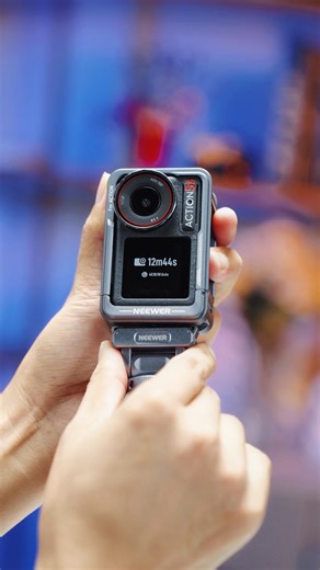 From Vlogs to Outdoors, This Light is a Must-Have. NEEWER M20.📸 Learn more: https://shorturl.at/A7IRw #NEEWER #djiaction5 #minimagnetlight #actioncamera #portablelight | Neewer