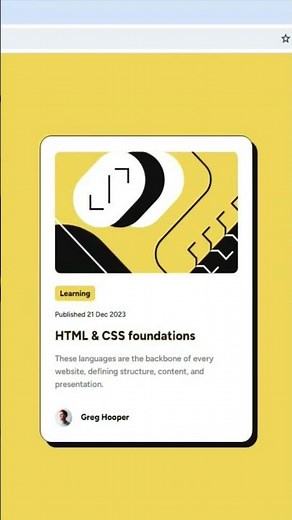 blog preview card - frontend mentor challenge #css #html #short #shorts #ytshorts #explore
