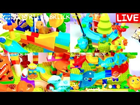 Creative Marble Run Compilation | Satisfying ASMR Building Blocks Track Ideas