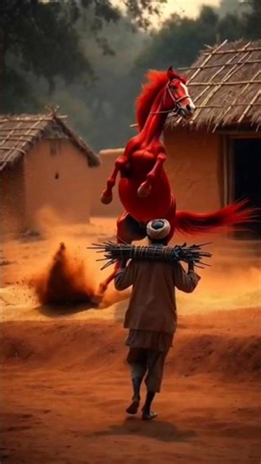 एक किसान उसके दो घोड़े 👨🏿‍🌾🐴 story | #cartoon #farmer #horse #story