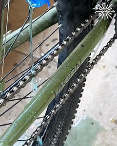 DIY bicycle chain cleaning method🚲🕯️ | Lilyon DIY