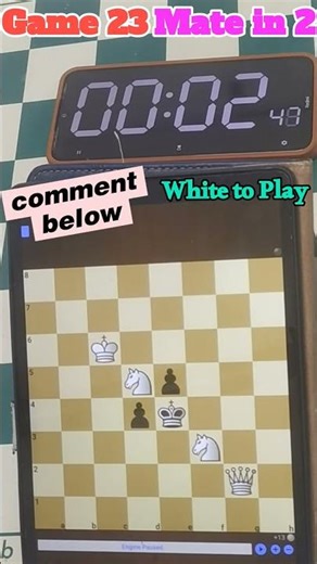 Mate in 2 - Chess #23 Game Puzzle