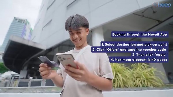 Unlock Savings on the Go! 🚍 Get a promo code for Grab and Move it when you purchase a 200-peso Beep™ load at the BGC bus station. Your ride just got even more affordable! #beep #beepit | beep card