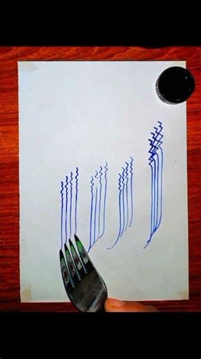 Allah Name Calligraphy with Spoon 🤍 | Peaceful Islamic Art #Shorts