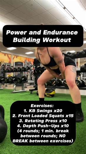 Power and endurance workout from the other day 💪 4 exercises, 4 rounds total, 60 second break in between each round 🙌 You can definitely change up the length of your break, I’m doing 60 seconds because that’s the minimum amount of time we’ll get between matches for the upcoming tournament 👍 Another way I’ve changed this workout is by making each exercise 30 seconds instead (since sparring matches are 2 minutes each) with a 60 second break between rounds 💪 So you can change it up as you see f