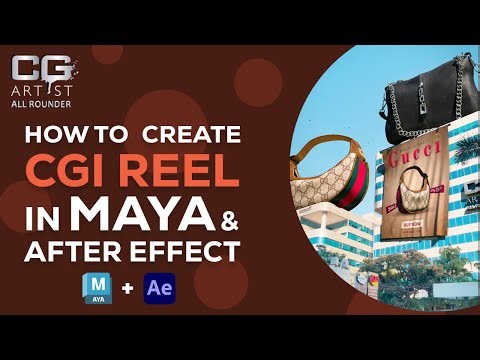 cgi ads in maya | CGI REEL in maya and after effect