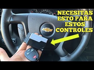 COMO PROGRAMAR CONTROL EN CHEVROLET SILVERADO SUBURBAN TAHOE ETC...