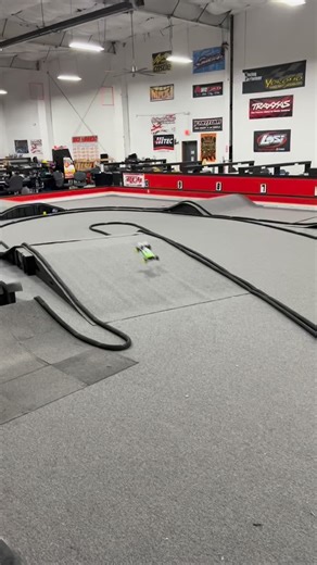 New layout is down! 🏁🔥 New carpet is in! Come down tomorrow night and give it a try — big race on New Year’s Day! 🎉 #RCMadness #RCRacing #NewLayout | RC Madness
