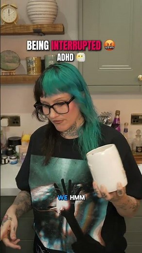 Being interrupted mid task ADHD vs NON ADHD 🤣 #adhd #adhdbrain #adhdprobs