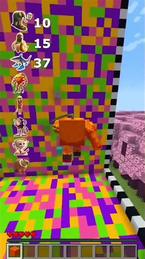 Who Can Flip Over? | Minecraft Challenge#MinecraftChallenge #MinecraftFun #MinecraftSkills