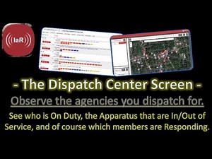 Dispatch Screen with Regional Notices