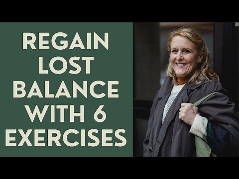 Seniors: Quickly Regain Balance with 6 Exercises! !