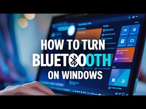 how to turn on bluetooth on windows 10 -11
