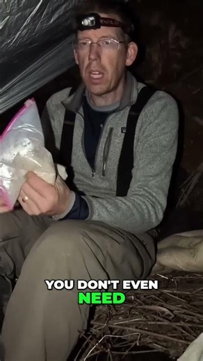 Campfire Bread? Making Dough with Snow & Yeast Outdoors! #shorts